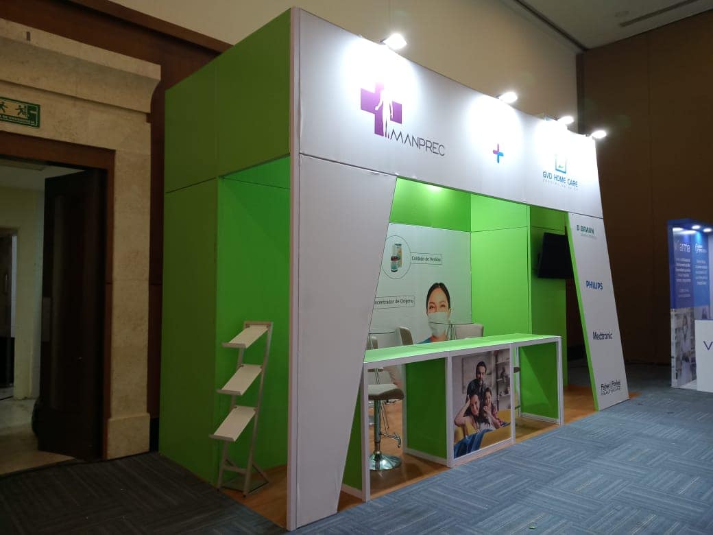 Diseño de stands en el Sexto Congreso Anual Medico Hospitalario