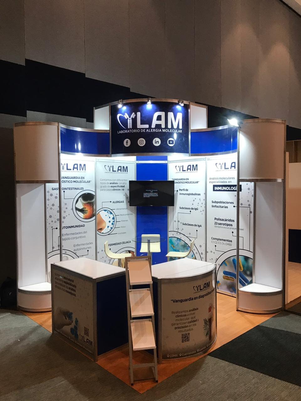 Diseño de stand 3x3 LAM