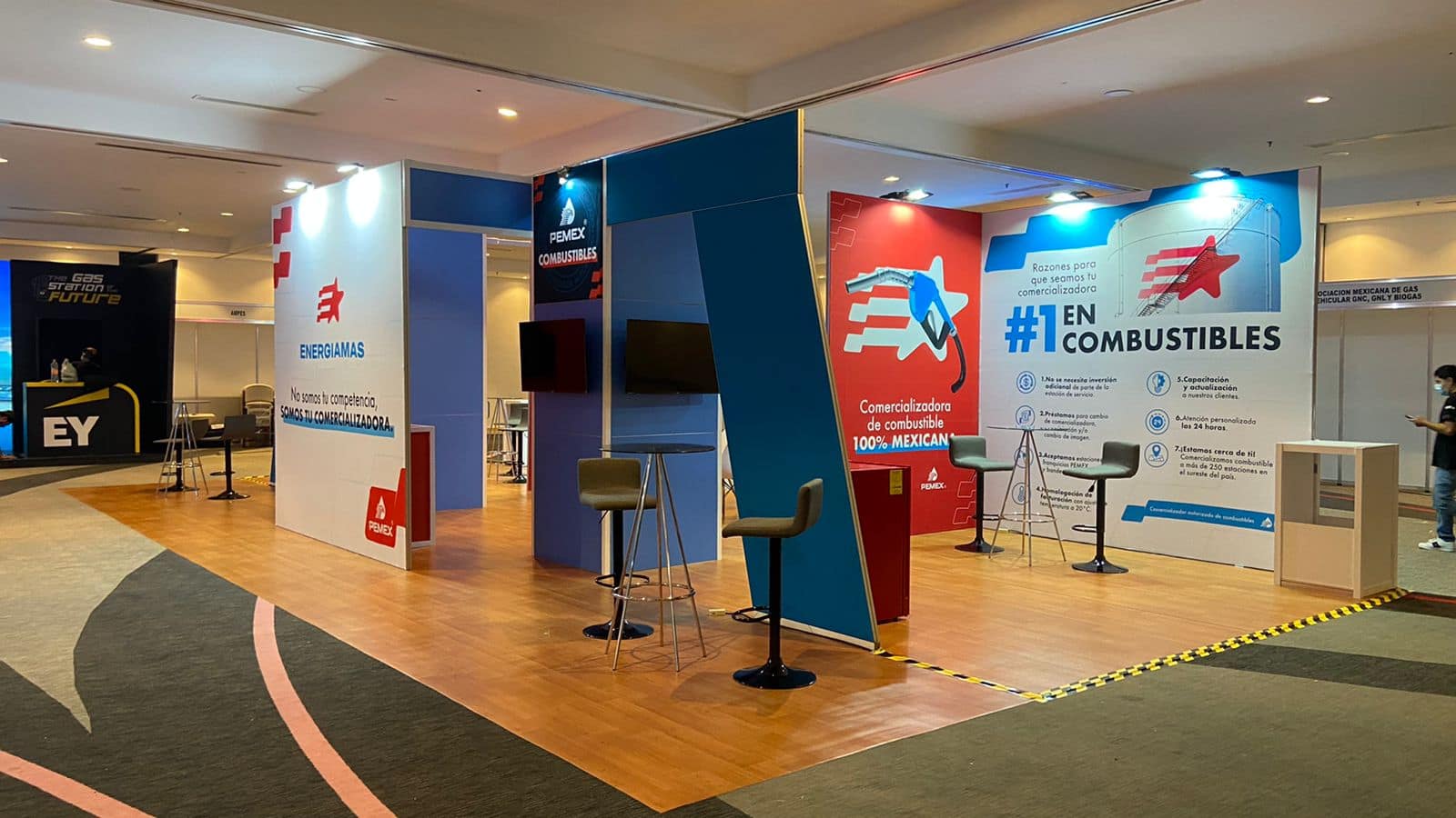 Diseño de stands en Onexpo 2021