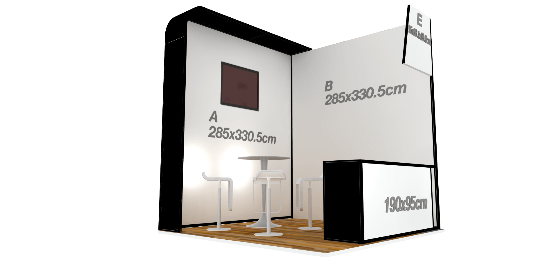 Diseño de Stand 3x3 para Natural S. en AMCICO 2019