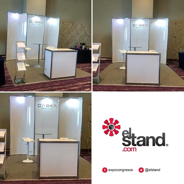 Diseño de stand 3x3 para Caska-México.