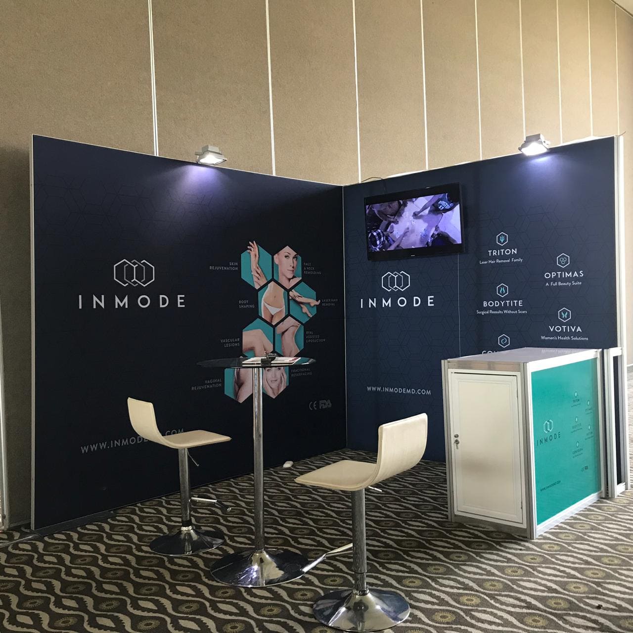 Diseño de Stand 3x2 INMODE