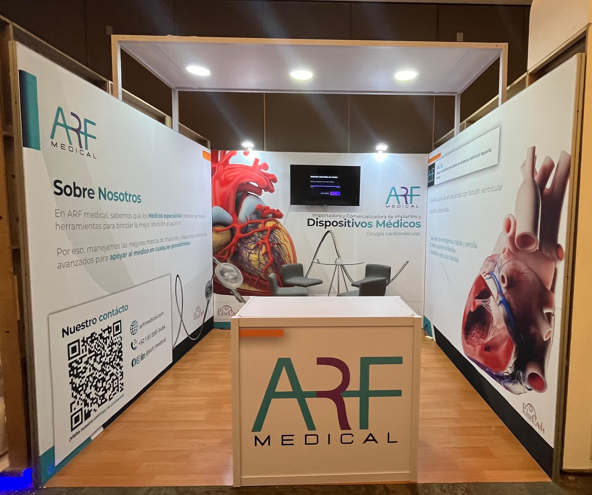 Diseño de stand 3×3 para ARF en 32 Congreso anual de Cirujía Cardiaca ...