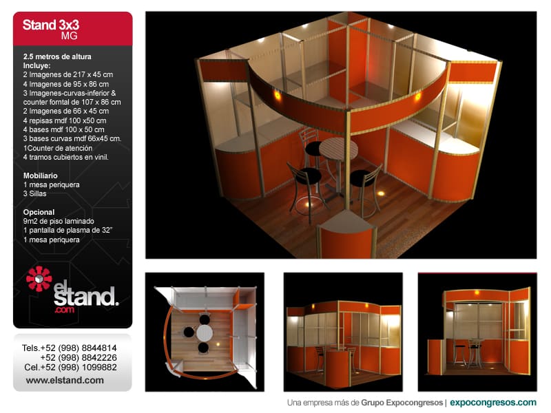 Stand 3x3 MG