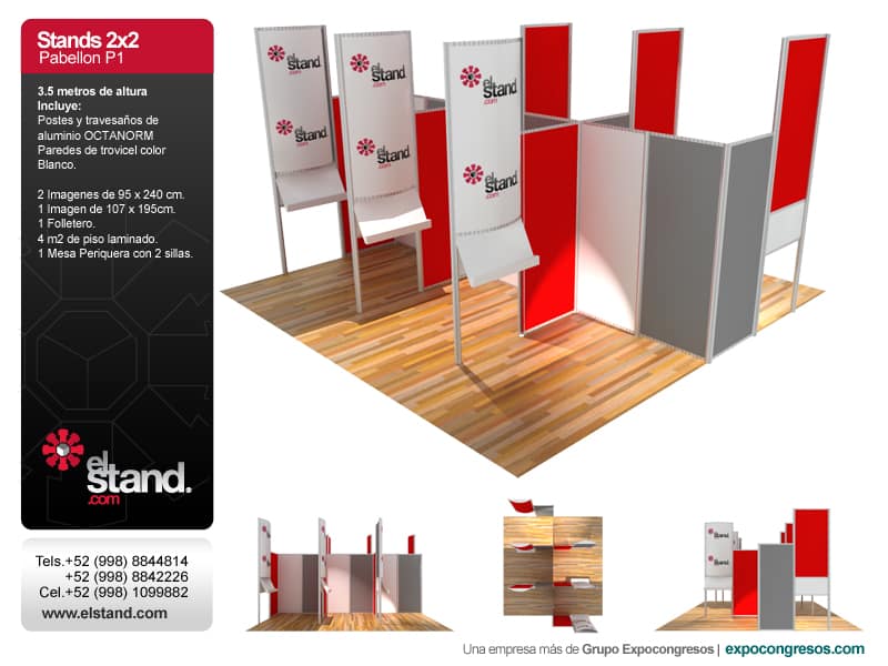 Stands 2x2 -Pabellon P1