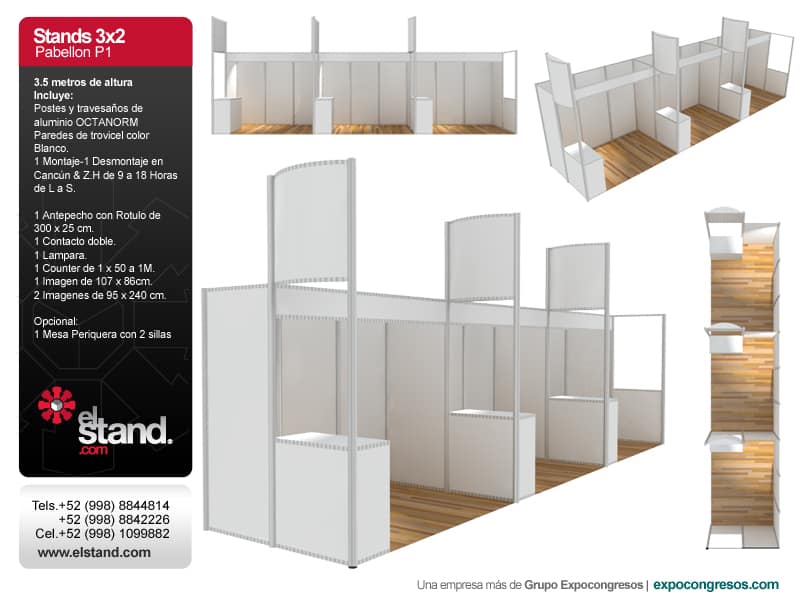 Stands 3x2 -Pabellon P1