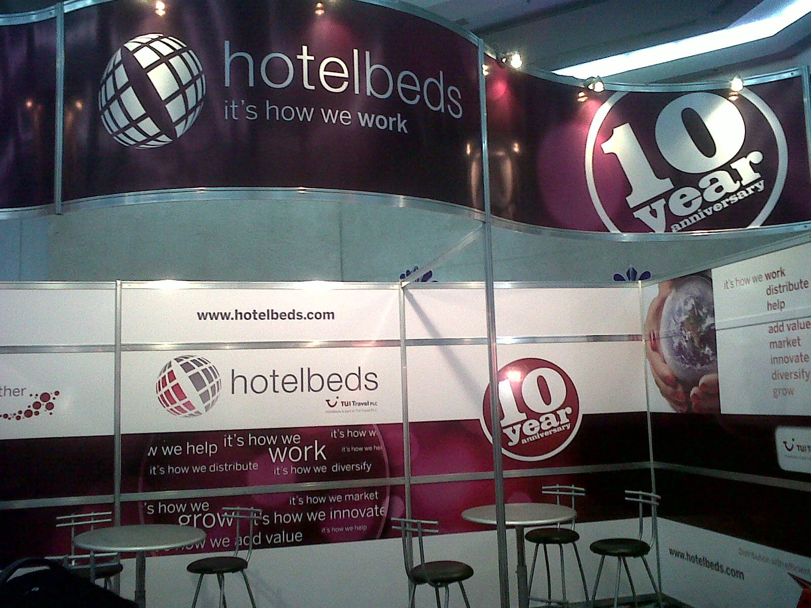 Stand 6x3 Hotel Beds