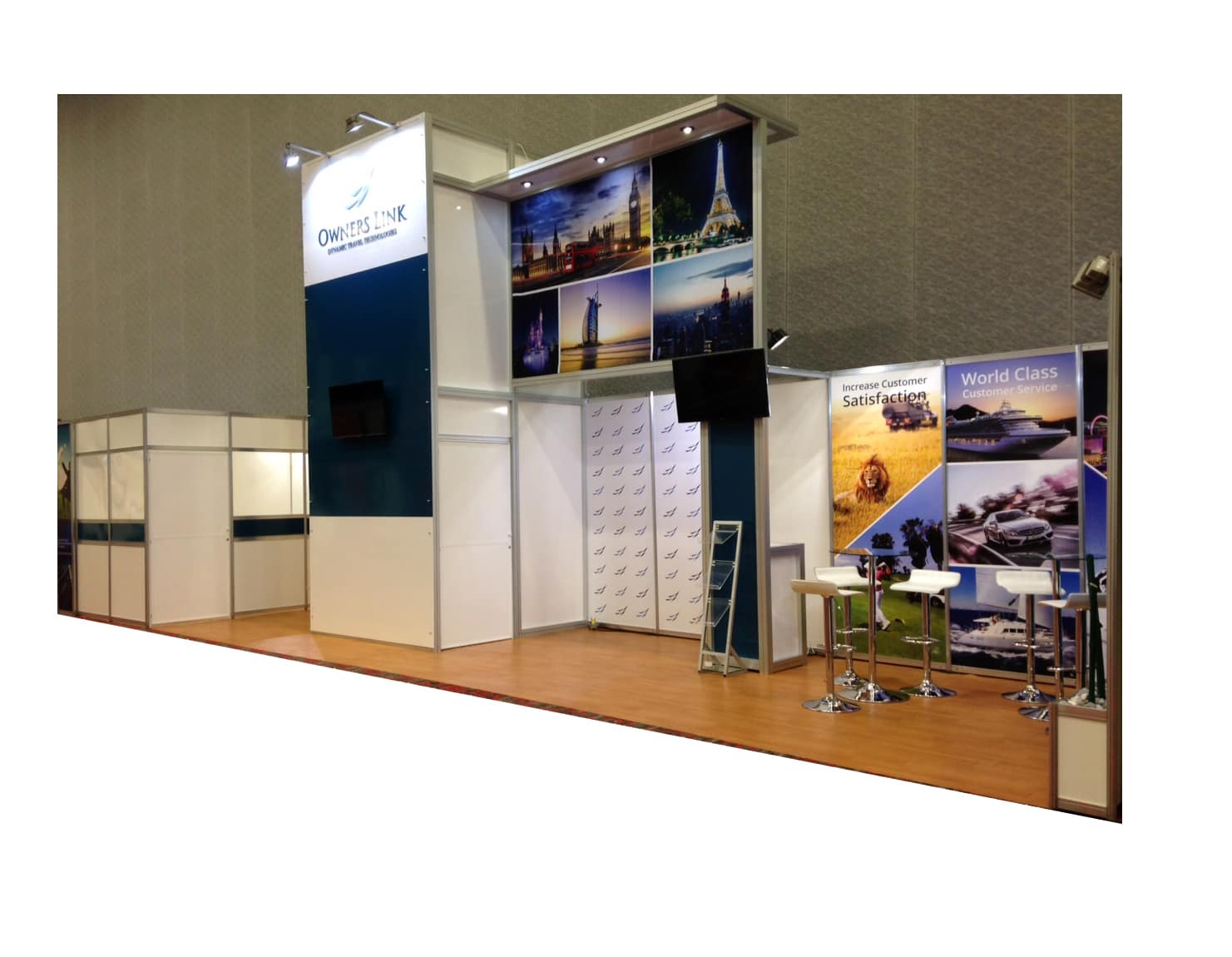 Diseño de stand 12x3 para Owners Link en ACLUVAQ 2015