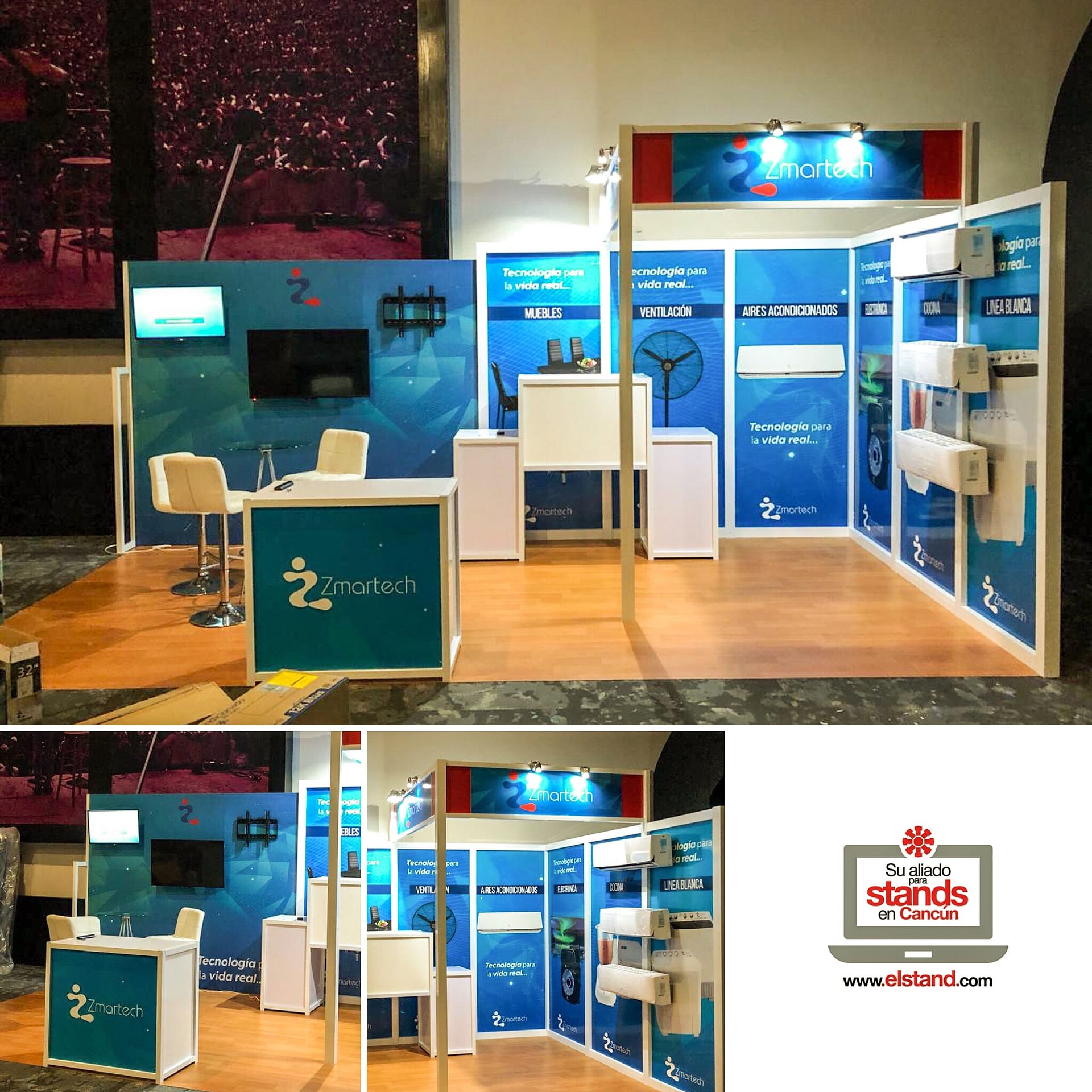 Diseño de Stand / Punto de Venta Zmartech
